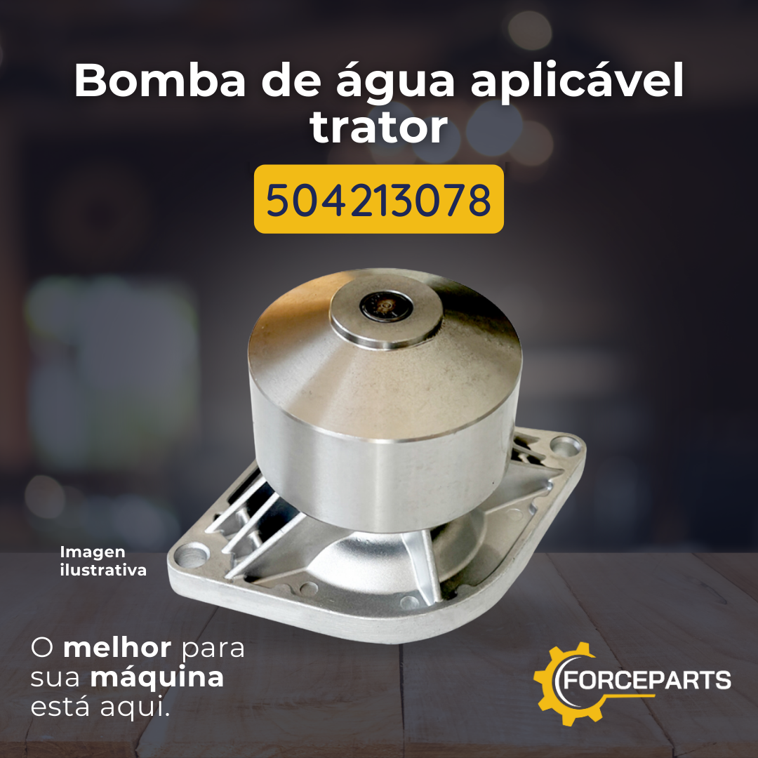 504213078 Bomba de água aplicável trator