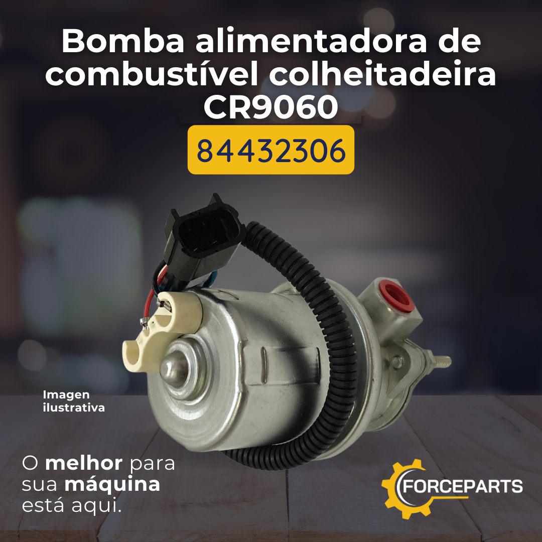 84432306 BOMBA ALIMENTADORA DE COMBUSTIVEL COLHEITADEIRA CR9060