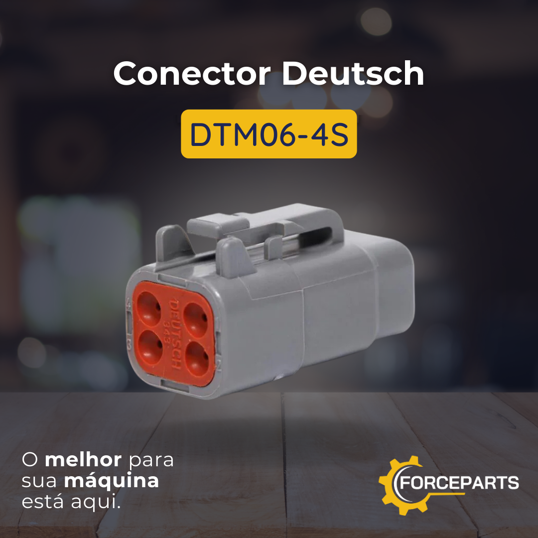 Conector Deutsch DTM06-4S