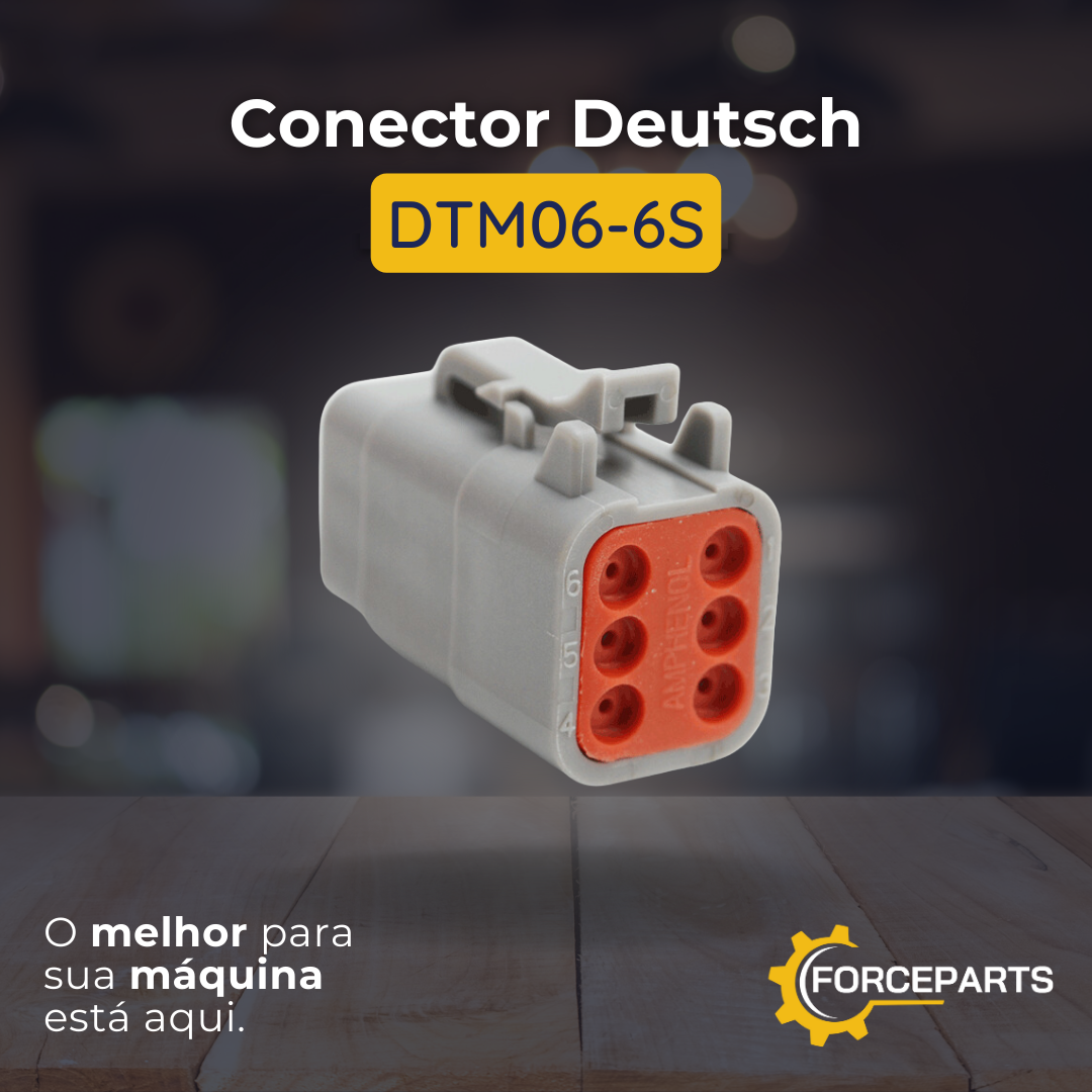 Conector Deutsch DTM06-6S