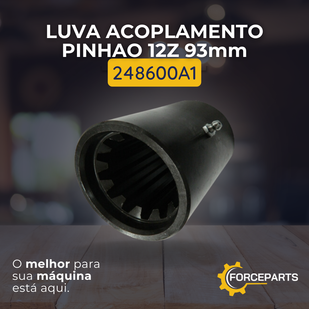 Luva acoplamento pinhão 12z 93mm 248600A1