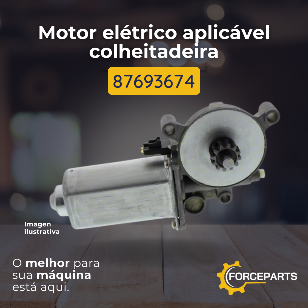 87693674 MOTOR ELETRICO APLICAVEL COLHEITADEIRA