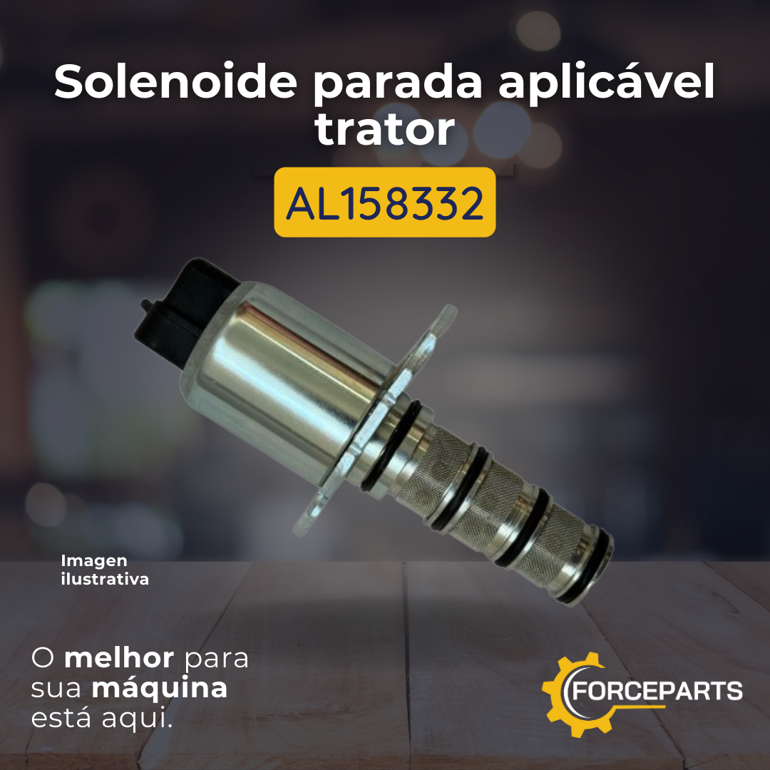 AL158332 SOLENOIDE PARADA APLICAVEL TRATOR