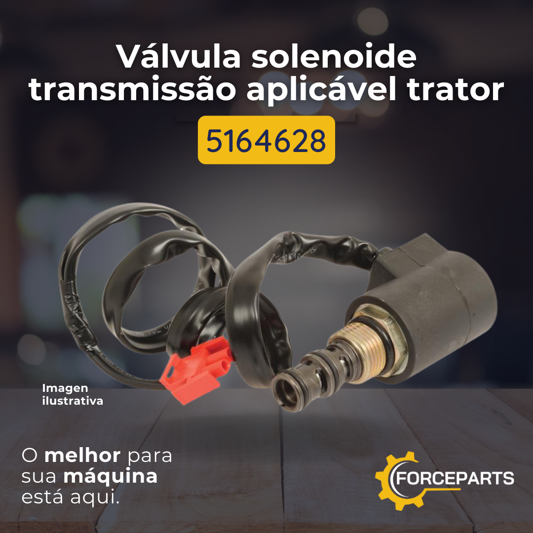 5164628 VALVULA SOLENOIDE TRANSMISSAO APLICAVEL TRATOR